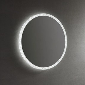 Tutumi Rea, kulaté LED zrcadlo 60cm, bílý rám, BL806, HOM-06912