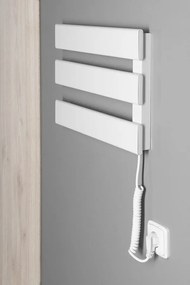 Aqualine Elvis elektrický sušák ručníků 480 x 330 x 45 mm 50W bílá EB480