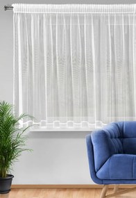 ZÁCLONA NA PÁSCE NEL 350X145 CM BÍLÁ