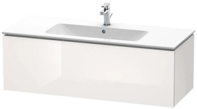 Duravit L-Cube - Umyvadlová skříňka 40x122x48 cm, 1 zásuvka, lesklá bílá LC614302222