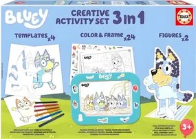 EDUCA Kreativní sada Bluey 3v1 / Kreativní sada / 3 aktivity / samolep