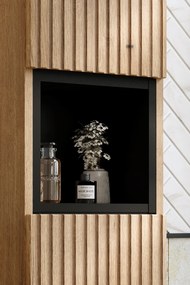 Comad Doplňková koupelnová skříňka vysoká Nova Coast Evoke 30 dub coast evoke