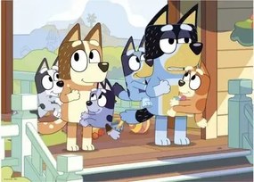 EDUCA Dřevěné puzzle Bluey / 100 dílků / od 5 let