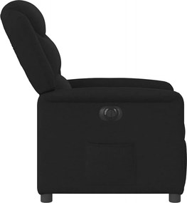 Elektrické polohovací křeslo černé textil 3303176