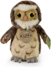 RAPPA Plyšová sova 16 cm / ECO-FRIENDLY / od 0 měsíců