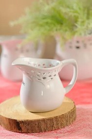 Paramit KRAJKA Džbánek porcelánový 16 cm bílá