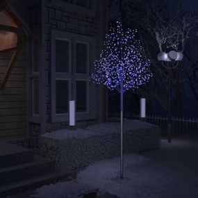 vidaXL Vánoční strom 600 LED světlo třešňový květ 300 cm [51271] Barva: Modrá