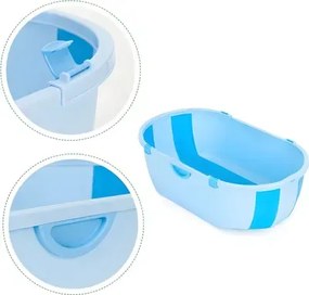 ECOTOYS Skládací vanička modrá / Vanička / 79 x 45 x 23,5 cm / do 12 m