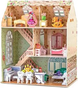 Domeček pro panenky Dreamy 3D puzzle / Domeček pro panenky / 3D skláda