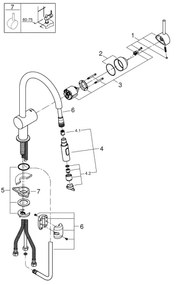 GROHE 32321002 - Dřezová baterie A lesklý chrom