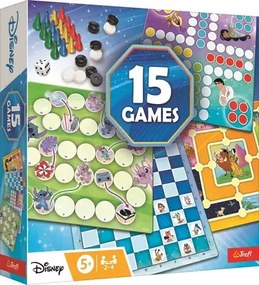 Trefl - Hra - Sada 15 stolních her Disney / 10-30 minut / 2-4 hráčů /