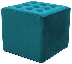 Taburet Lori Velvet, tyrkysová