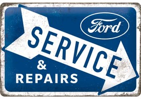 Postershop Plechová cedule: Ford (Service & Repairs) - 30x20 cm