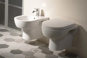 Aqualine Aqualine, MODIS závěsná WC mísa, 36x52 cm, bílá, MD001