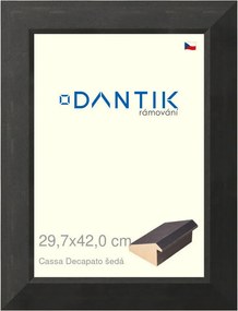 DANTIK rámeček 29,7x42 | Caa Decapato černá (Plexi Čiré)