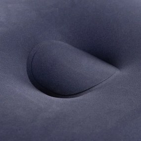 Nafukovací matrace s pumpou, 191×91×44 cm, modro-bílá