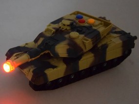 Vojenský tank Camo Light Sound Za4267 Be