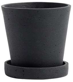 HAY Květináč Flowerpot S, Black