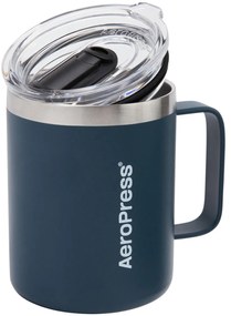 Aeropress travel coffee mug modrý
