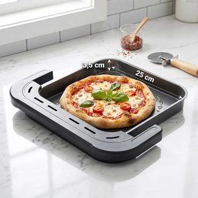 TESLA AirCook TrioZone Q636 XXL - multifunkční třízónová digitální horkovzdušná fritéza