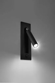 Nástěnné svítidlo SOLLUX Enif G9 1x12W bez zdroje ocel černá SL.0956