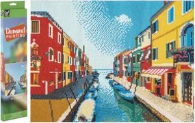 GRAFIX Diamantové malování Vodní kanál 40x50 cm