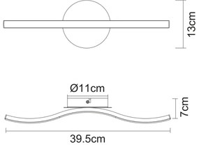 Globo 67171-6 - LED Stropní svítidlo EVITA LED/6W/230V