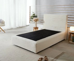 Boxspring postel Dream-Well 120x200 cm plyšový manšestr s matrací