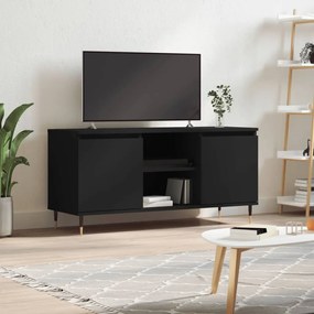 TV skříňka černá 104 x 35 x 50 cm kompozitní dřevo - Default Title
