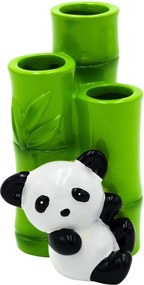 Sapho Ridder Panda - Držák kartáčků a past, zelená 2168200