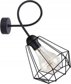 Nástěnná Lampa Diamant Černá 001-13KDC