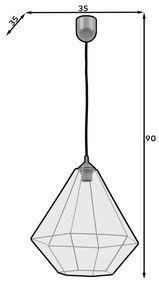 Eltap Industriální osvětlení Brevitas 1, 35x35x90cm