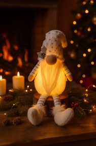 Vánoční LED skřítek 48 cm