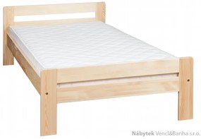 dřevěná dvoulůžková postel z masivního dřeva borovice postel 2 jandr