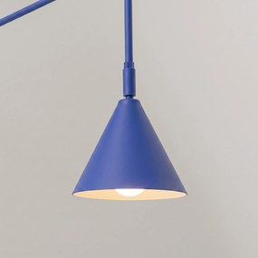 Sollux Lighting Nástěnné svítidlo NOX 1 ultramarín s vypínačem