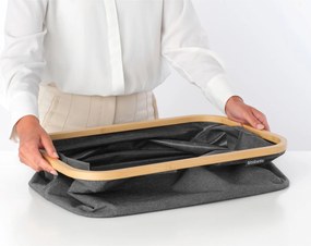 Skládací koš na prádlo/úložný box Brabantia 40l černý