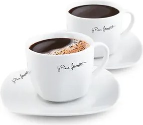 Lamart Dine Sada Šálek+ Podšálek 2+2ks 190ml bílá / porcelán