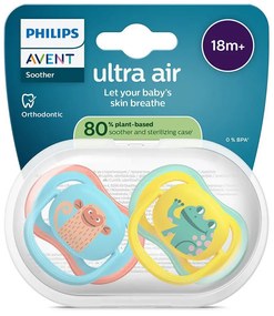 PHILIPS AVENT Šidítko Ultra air obrázek 18 m+ chlapec, 2 ks Philips Avent