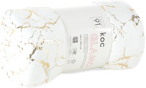 DEKA GLAMO 200X150 CM BÍLÁ