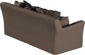 Potah na pohovku IKEA  Tomelilla 3-místná nerozkládací barva hnědá látka pletený vzor