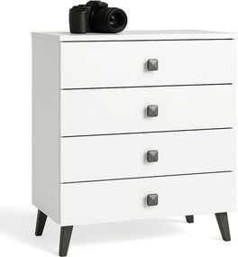 Komoda Mobi K-04 bílá/černá