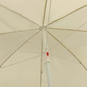 Plážový slunečník pískově žlutý 240 cm 314703