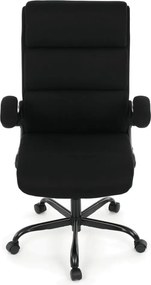 Kancelářské křeslo KA-K3104 BK, houpací mechanismus, černá látka (67 x 68) cm černá