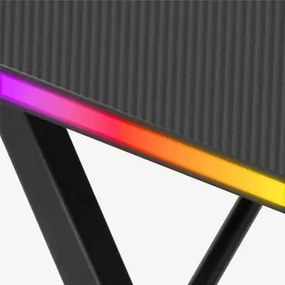 Huzaro Hero 2.5 RGB černá / Herní stůl / 120 x 60 x 75 cm