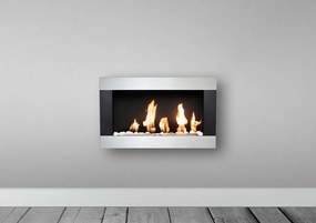 BIOFLAME biokrb Easy S Open Nerez Horizontal 65x40 cm