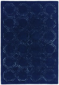 Modrý  koberec Rapun Octagon Navy Rozměry: 160x230 cm