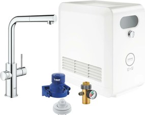 Grohe Blue Professional dřezová baterie s vytahovací sprškou chrom 31326002 G31326002