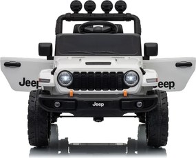 LEAN CARS Akumulátorové vozidlo Jeep Rubicon DK-JWR558 24 V, bílé