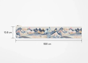 Samolepící bordura na zeď Klidná Krajina | 5 m x 13.8 cm | DWB8415
