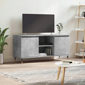 Tv Skříňka 104 X 35 X 50 Cm Kompozitní Dřevo Betonová šedá